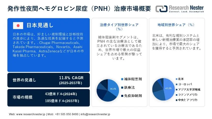 発作性夜間ヘモグロビン尿症（PNH）治療市場調査、規模、予測、傾向、2037年